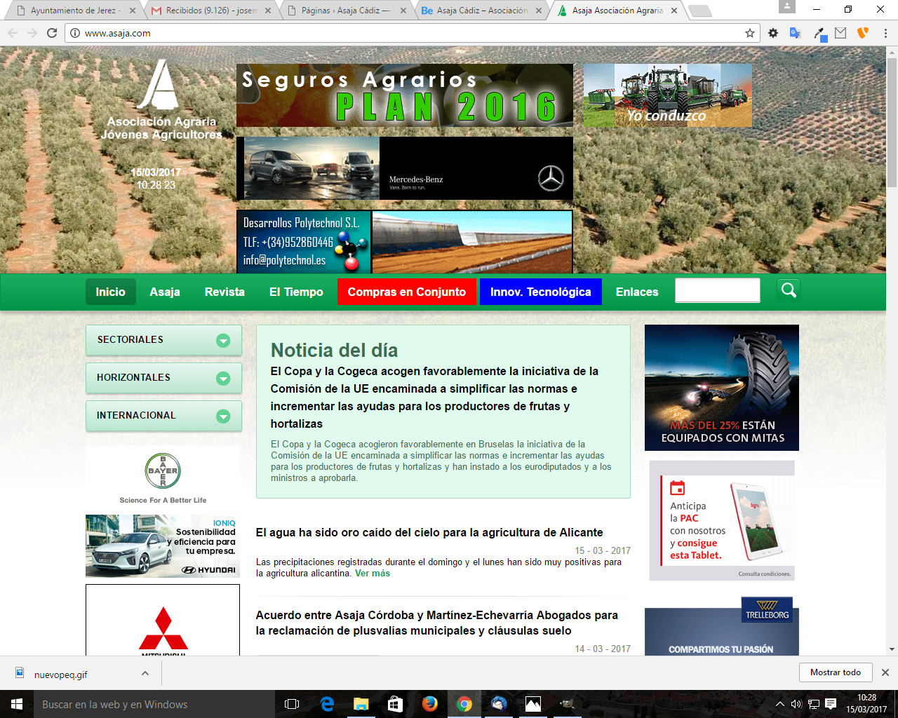 Asaja Cádiz – Asociación de Jóvenes Agricultores de Cádiz